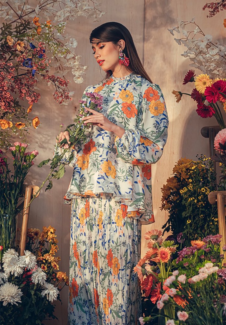 Rico Rinaldi - sakura printed casual wear. Can wear for RAYA, Women's ...