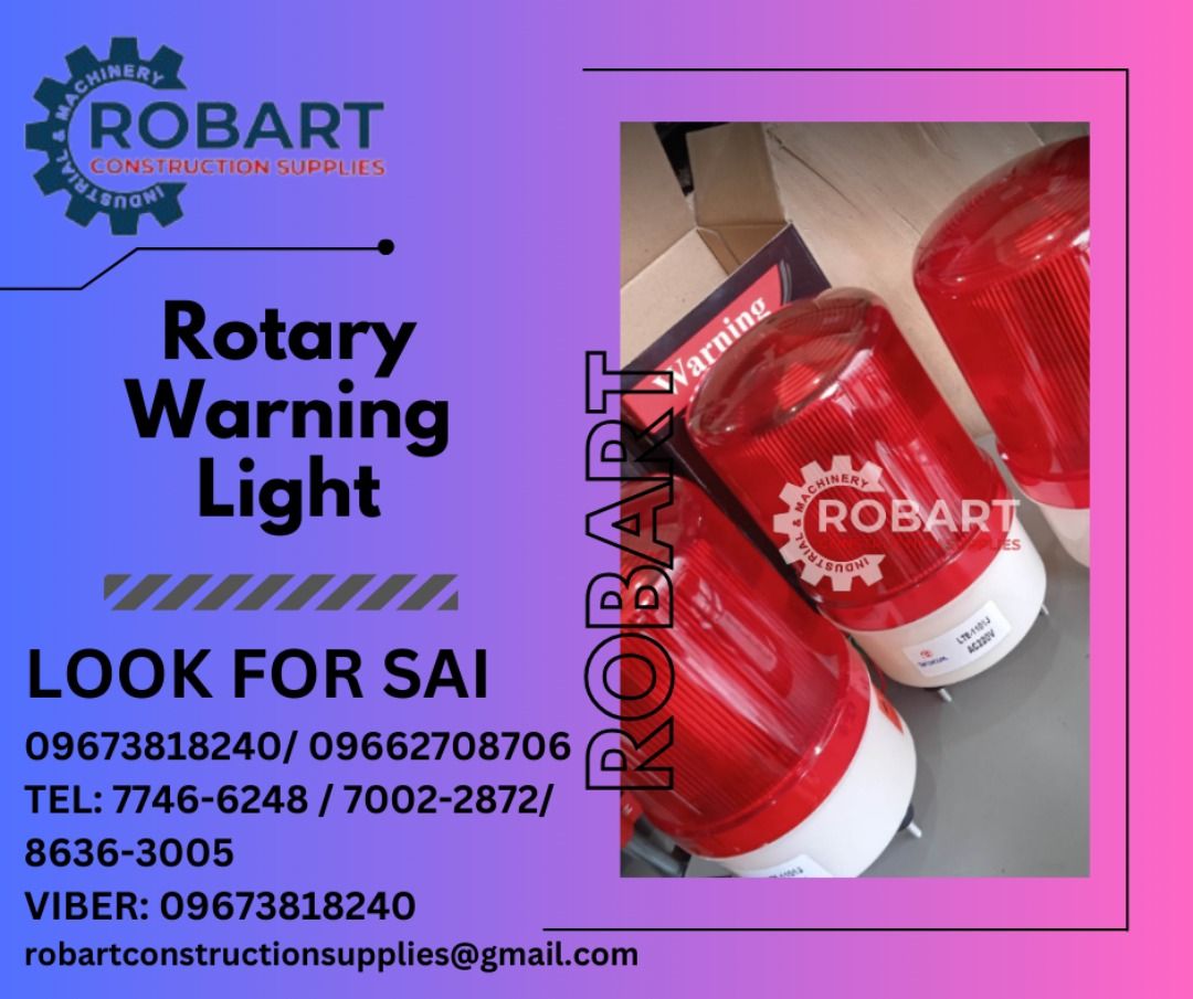 Rotary Warning Light, Commercial & Industrial, Construction Tools ...