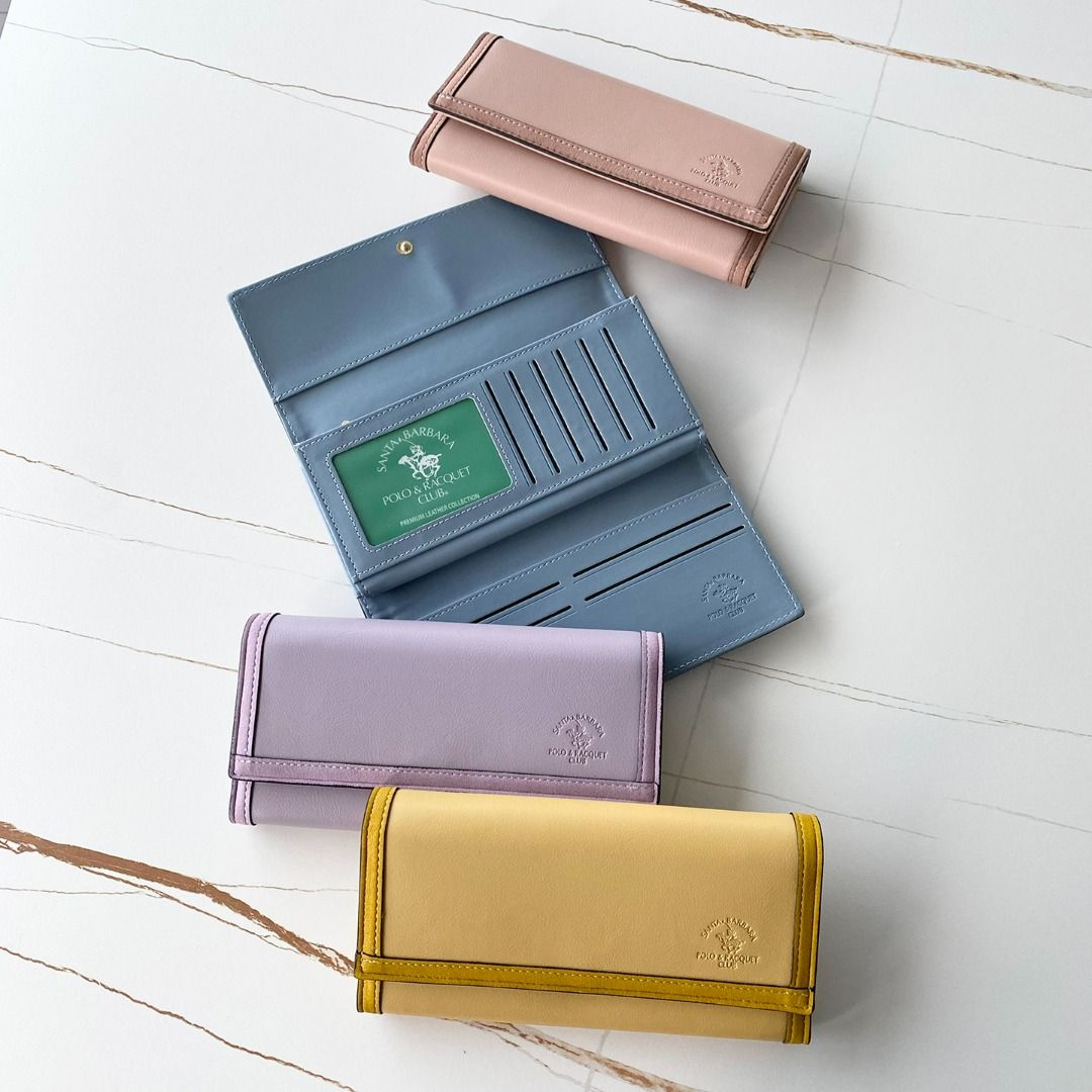 Santa Barbara Polo & Racquet Club Ladies Wallet #162 with Border Trim ...