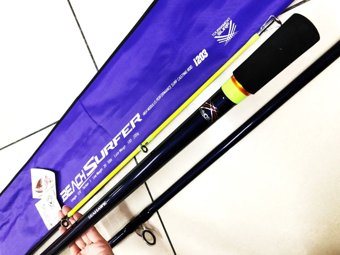 Seahawk Beach Surfer 15kaki, Sports Equipment, Fishing on Carousell