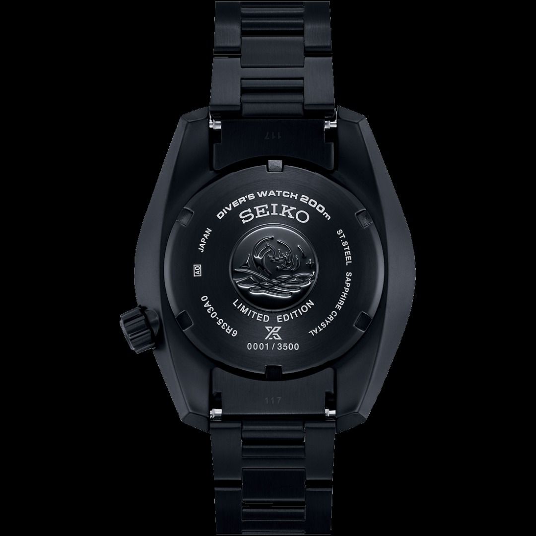 Seiko Prospex Black Series Night Vision Limited Edition Sumo Stainless ...
