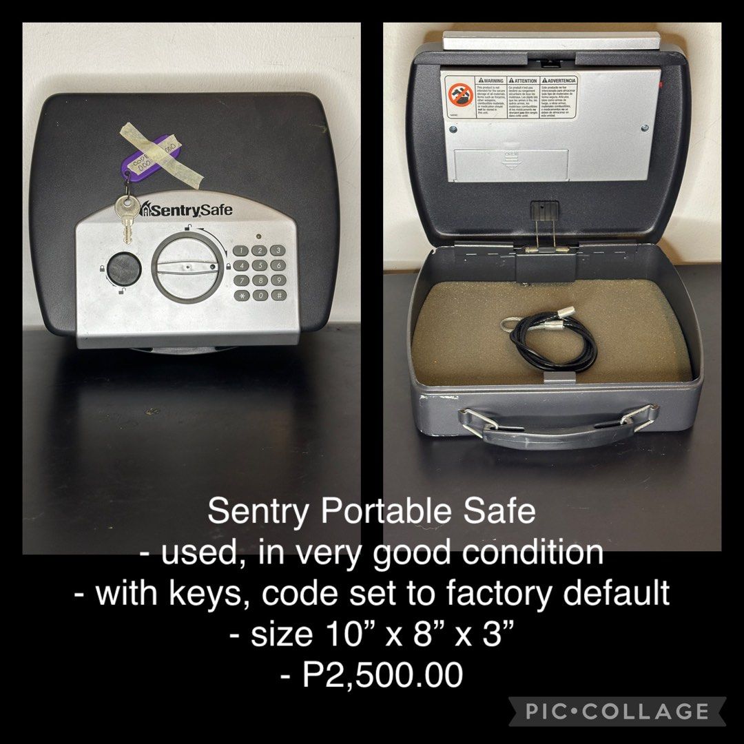 Sentry Portable Safe, Furniture & Home Living, Security & Locks, Safe ...