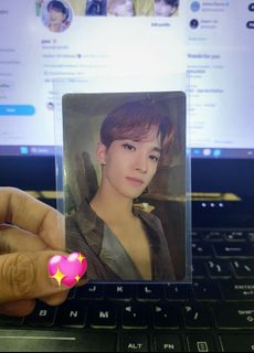 Onhand Seventeen SVT FML Hand-Signed The8 Minghao Hao album postcard ...