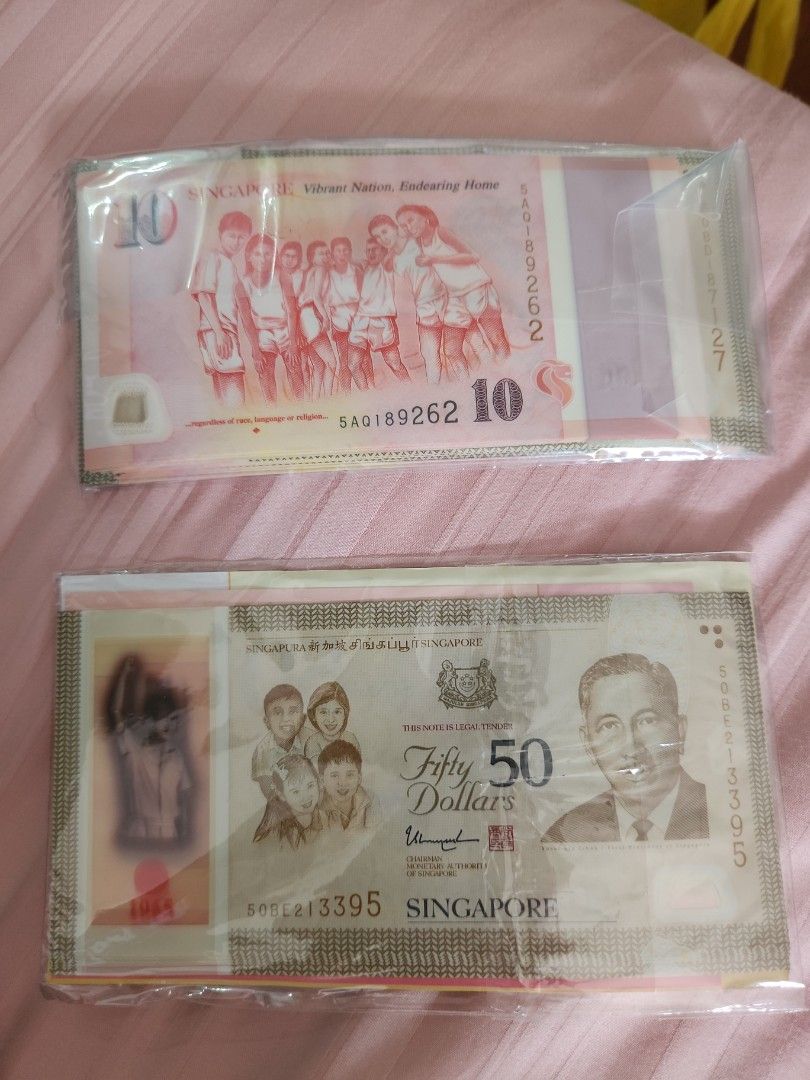 SG50 Commemorative Notes with cover, Hobbies & Toys, Memorabilia ...
