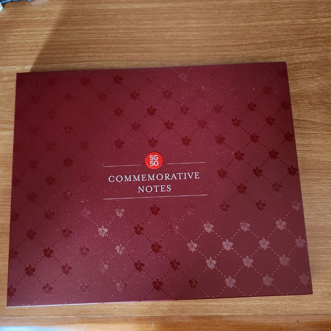 SG50 Commemorative Notes with cover, Hobbies & Toys, Memorabilia ...