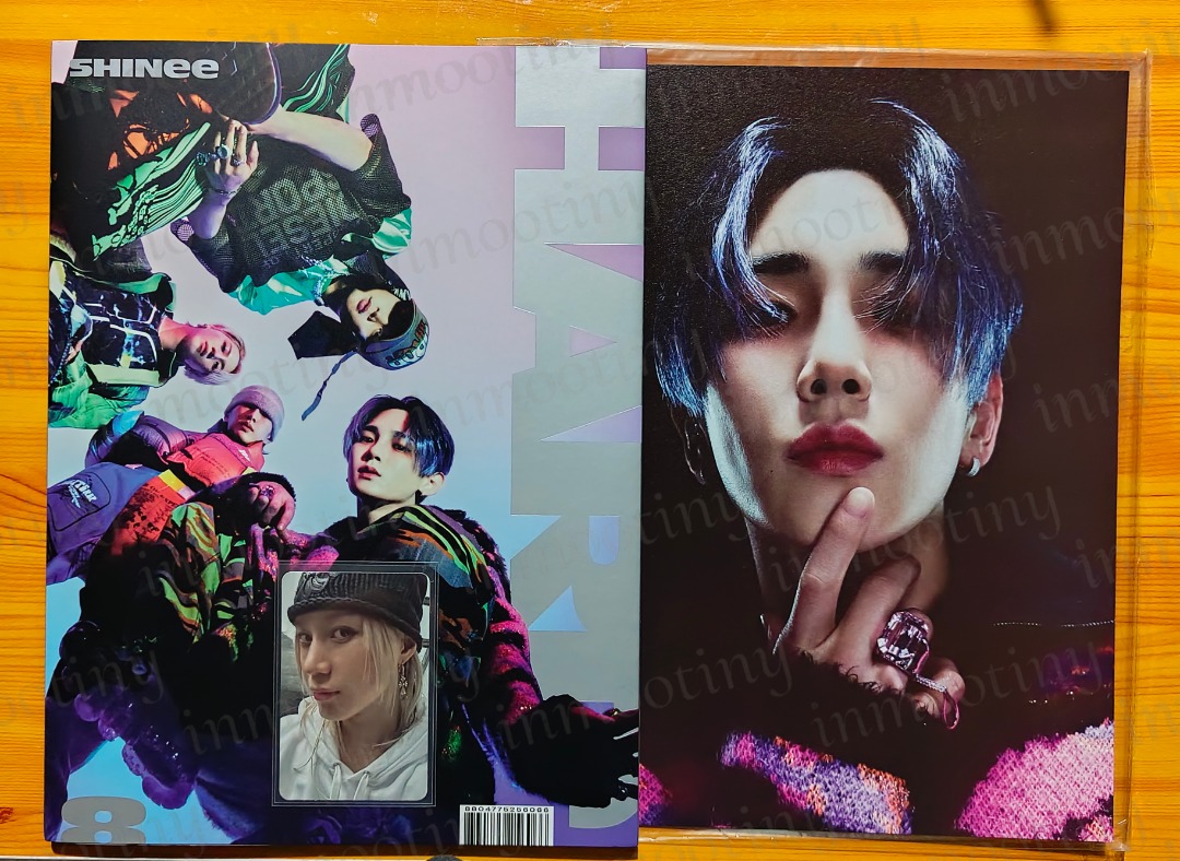 SHINee Hard photobook, Dreamer version with Taemin pc & Key bromide ...