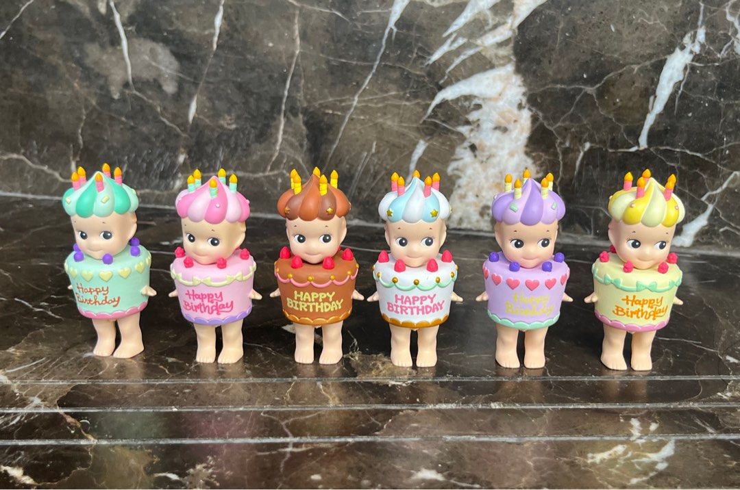Sonny Angel Birthday Cake Series Complete Set, Hobbies & Toys, Toys ...