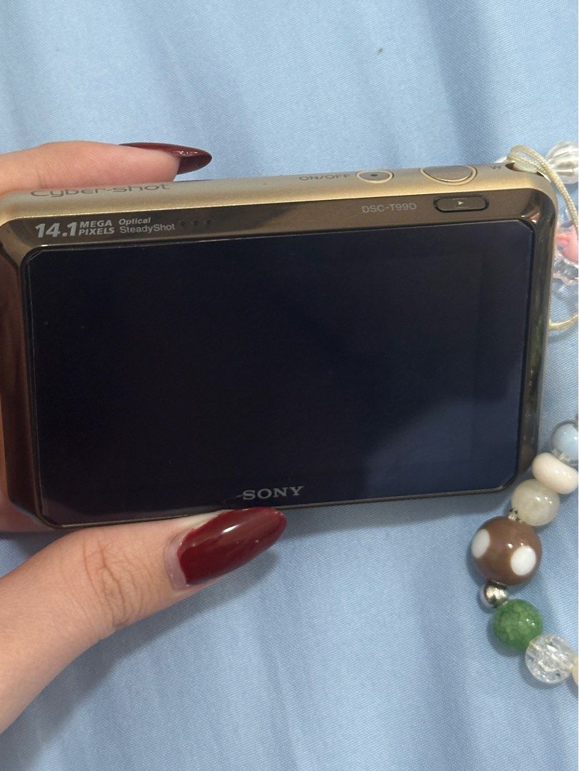 SONY CYBERSHOT T99d GOLD DIGICAM (EXTREMELY RARE), Photography, Cameras ...