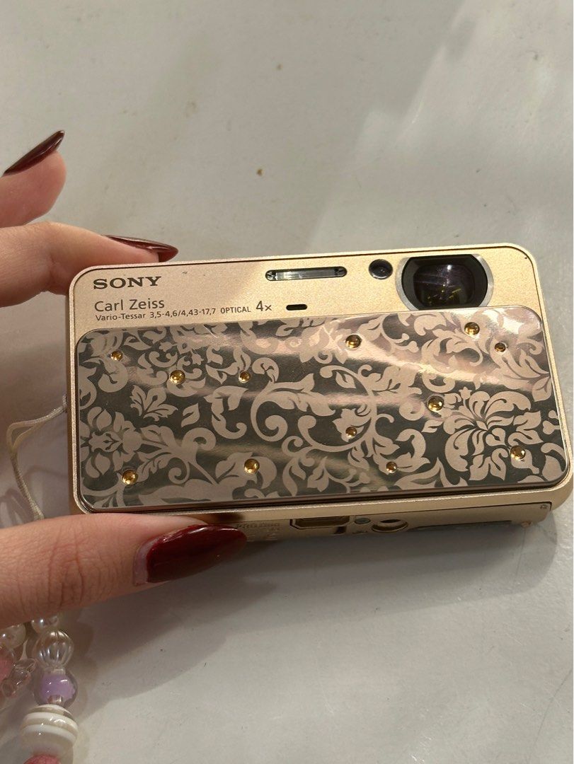 SONY CYBERSHOT T99d GOLD DIGICAM (EXTREMELY RARE), Photography, Cameras ...
