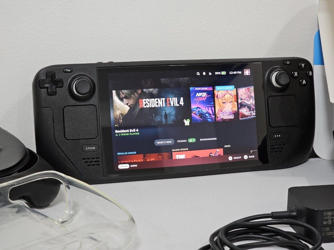 Steam Deck Bundle, Video Gaming, Video Game Consoles, Others on Carousell