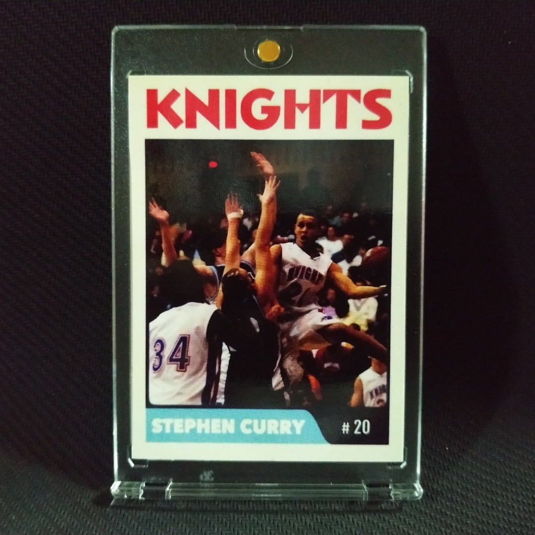 Stephen Curry Knights High-School Custom Card Limited Edition 2005 ...