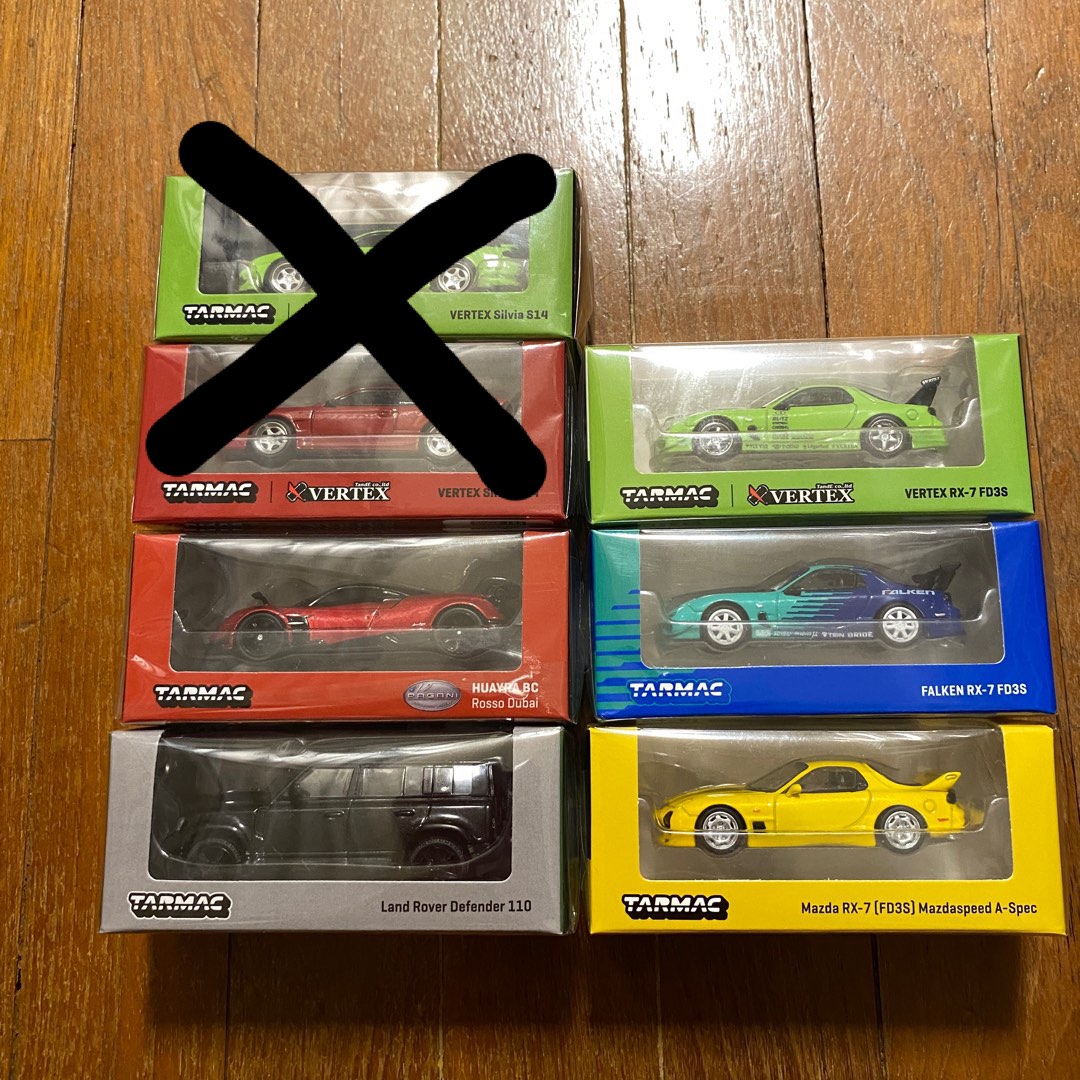 tarmac works vertex mazda rx7 nissan silvia s14 land rover defender 110 ...