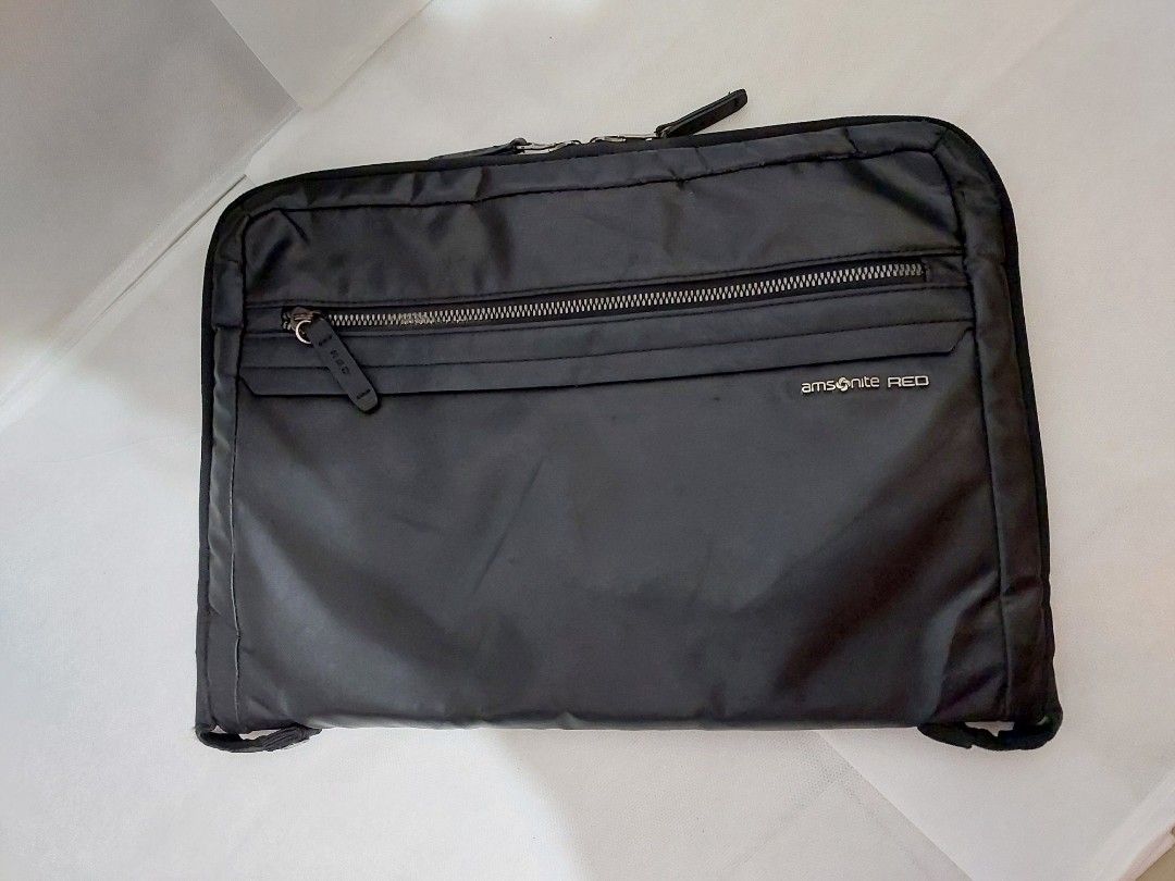 Tas SAMSONITE Clutch Briefcase Cover Laptop Carry-On Nilon, Fesyen Pria ...