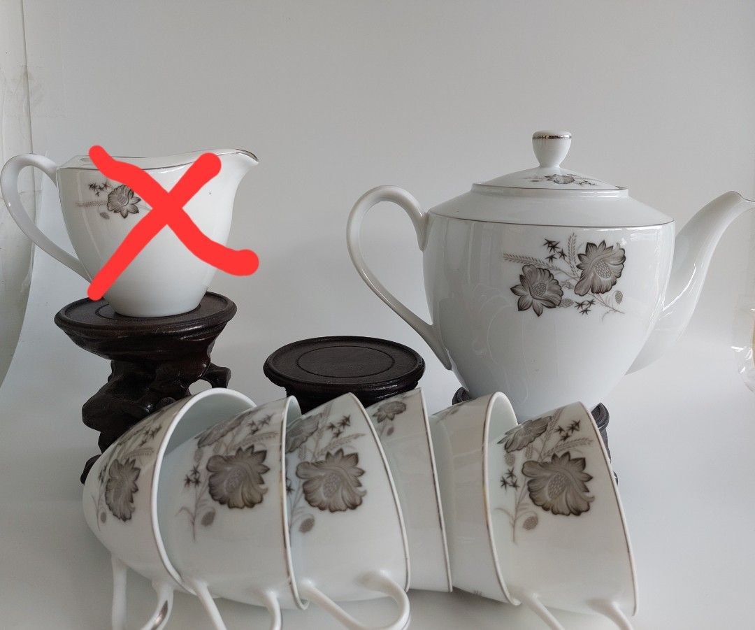 Teko bunga padi, Furniture & Home Living, Kitchenware & Tableware, Coffee & Tea Tableware on ...