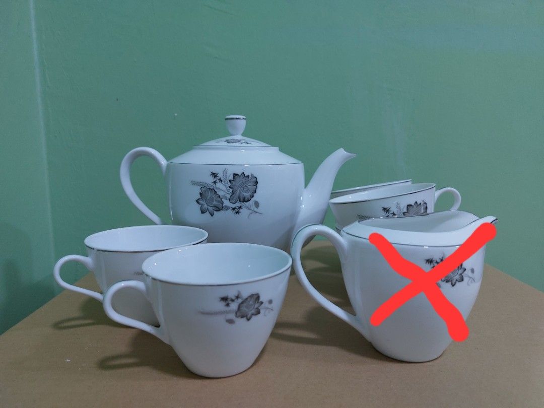 Teko bunga padi, Furniture & Home Living, Kitchenware & Tableware, Coffee & Tea Tableware on ...