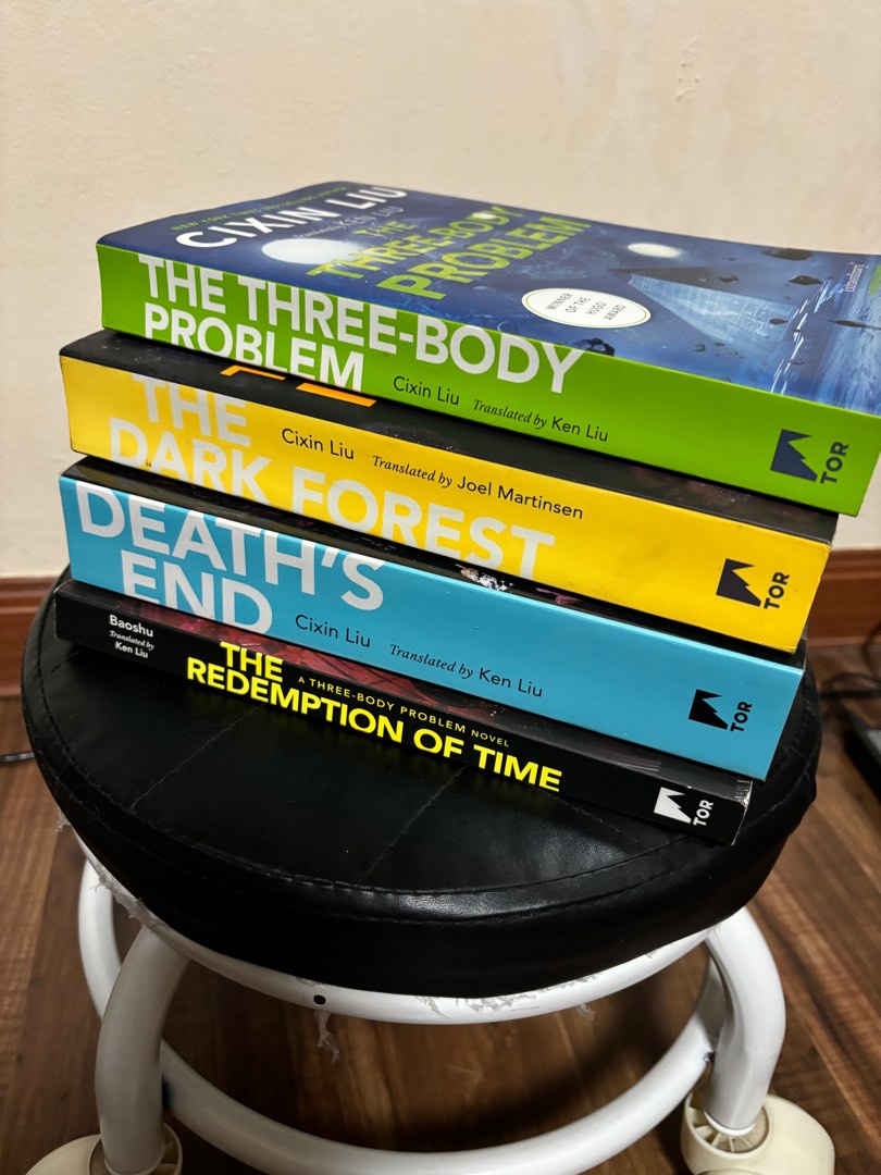 The Three-Body Problem by Cixin Liu Trilogy + redemption of time ...