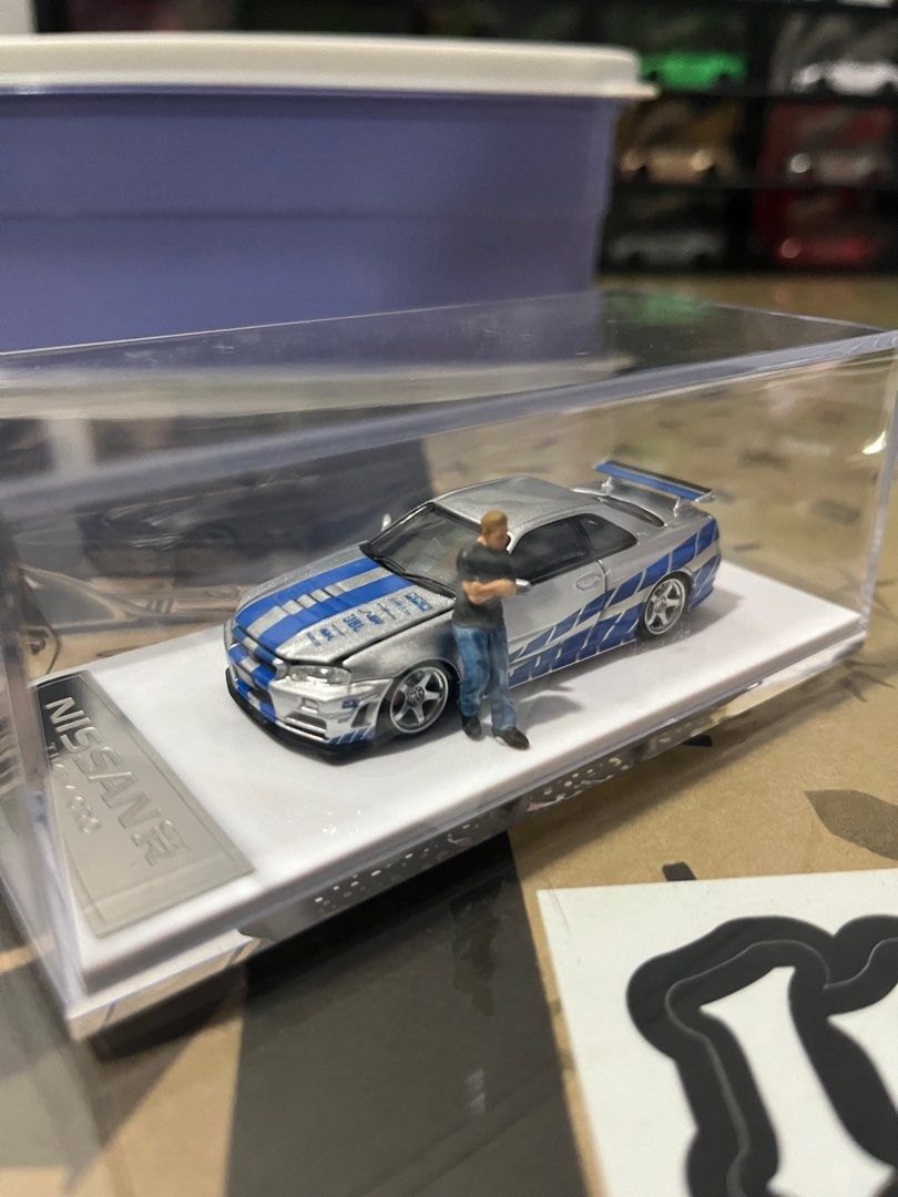 TimeMicro Nissan GtR R34 Brian Fast Furious, Hobbies & Toys, Toys ...
