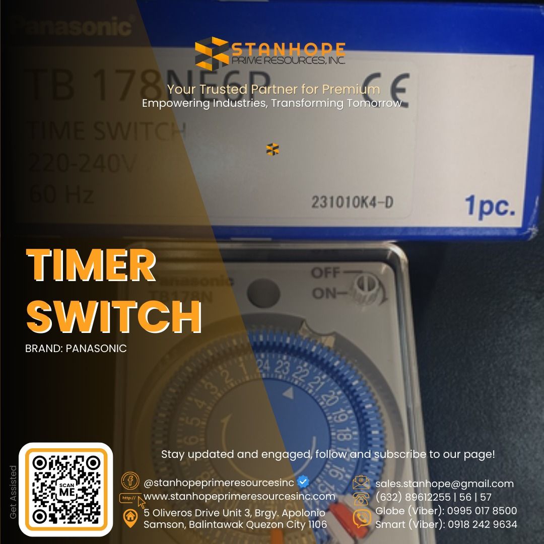 Timer Switch BRAND: PANASONIC, Commercial & Industrial, Industrial ...
