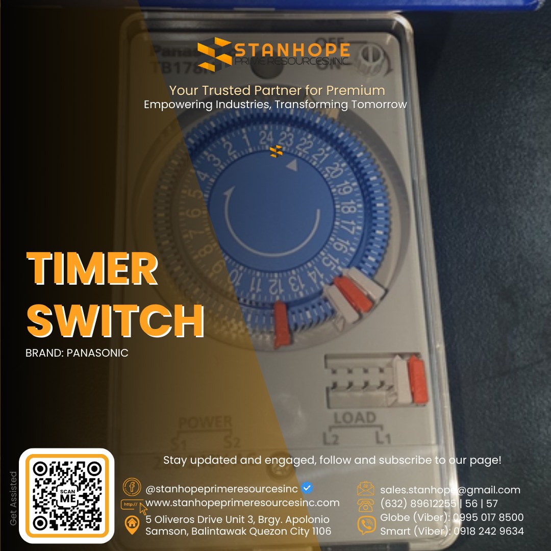 Timer Switch BRAND: PANASONIC, Commercial & Industrial, Industrial Equipment on Carousell