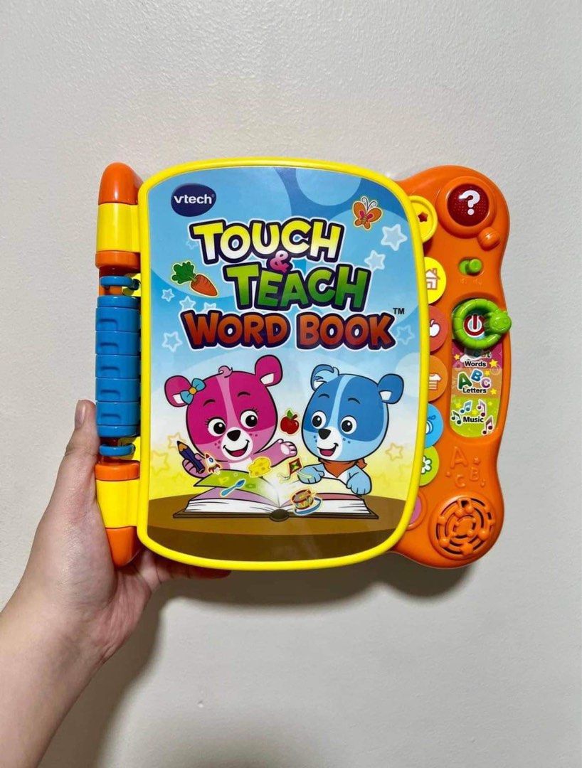Touch and Teach Word Book for kids (learning educational toys), Hobbies ...