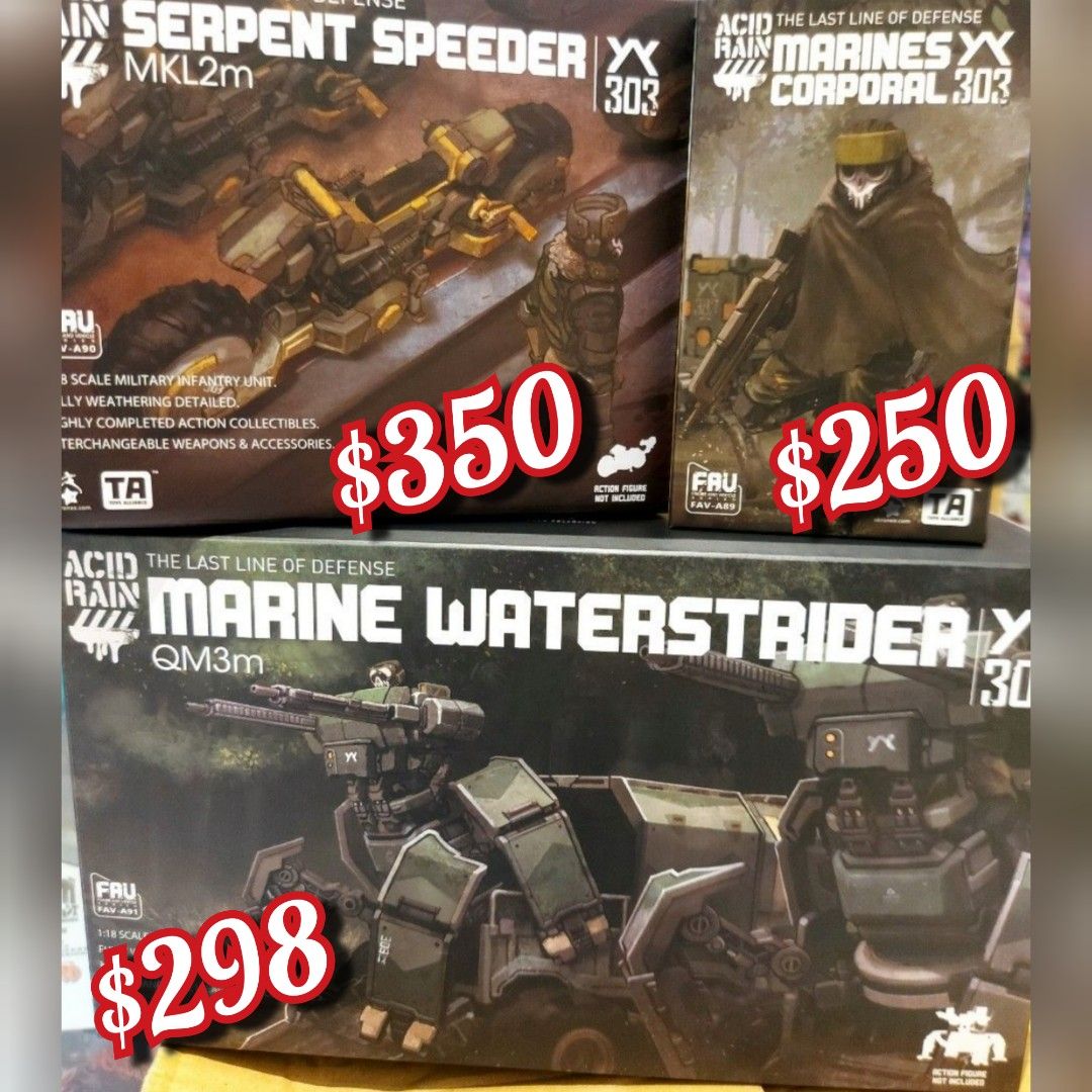 全面清貨Toys Alliance Acid Rain World 1:18 Action Figure FAV-A89 Marines Corporal 酸雨戰爭 海陸下士 海兵隊 3.75 ...