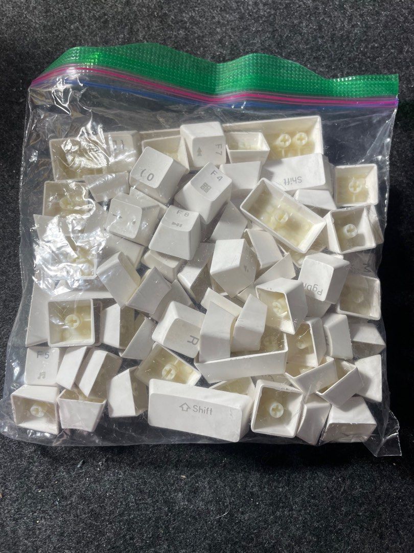 Royal Kludge white key caps, Computers & Tech, Parts & Accessories ...
