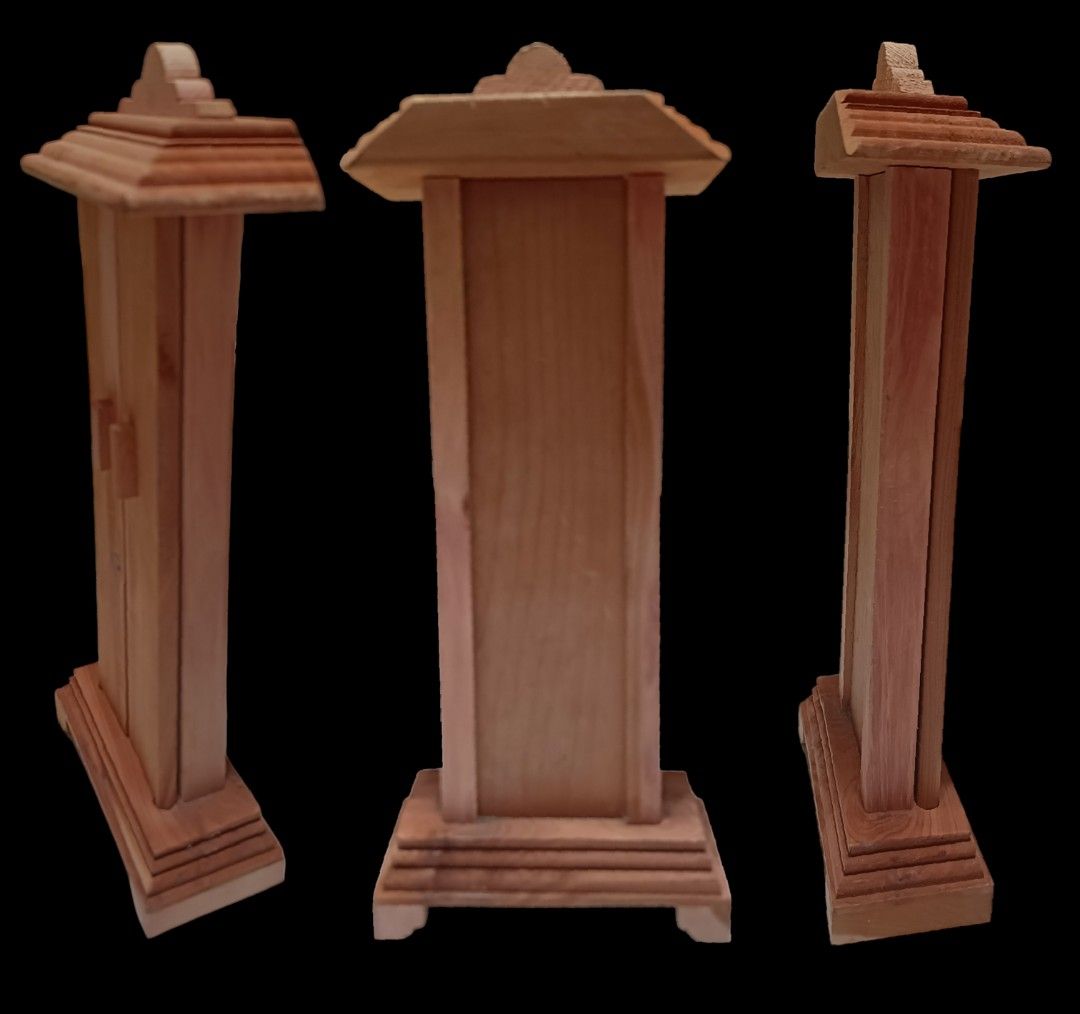 12.75" Portable Wooden Shrine Altar Butsudan for Gohonzon Omamori ...