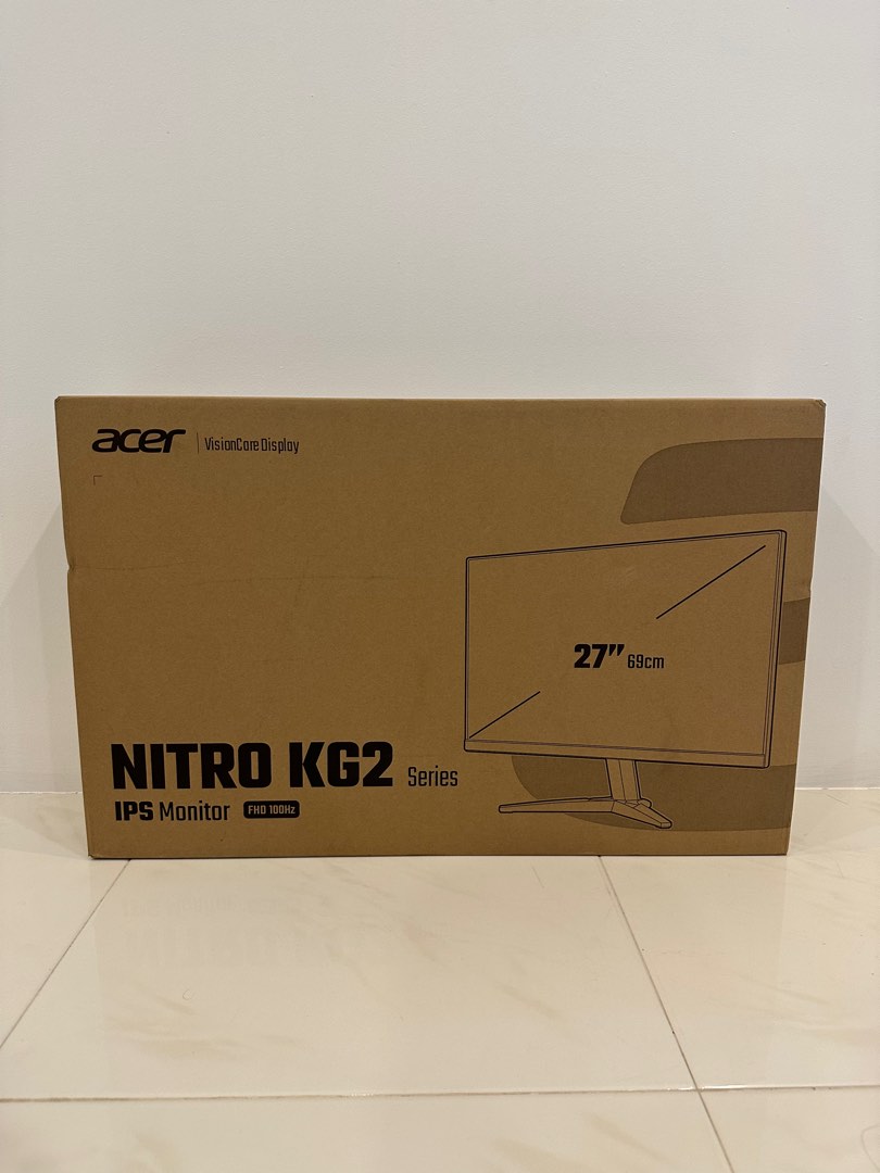 Acer 27" Inch 100Hz 1ms FHD IPS Gaming Monitor KG272 E, Computers ...