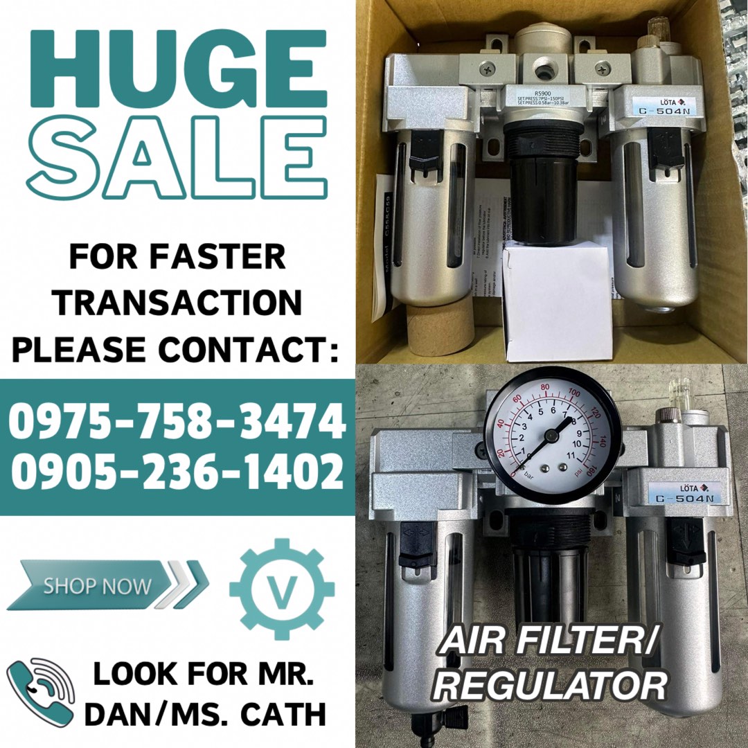 Air Filter Regulator/Lubricator, Commercial & Industrial, Construction ...
