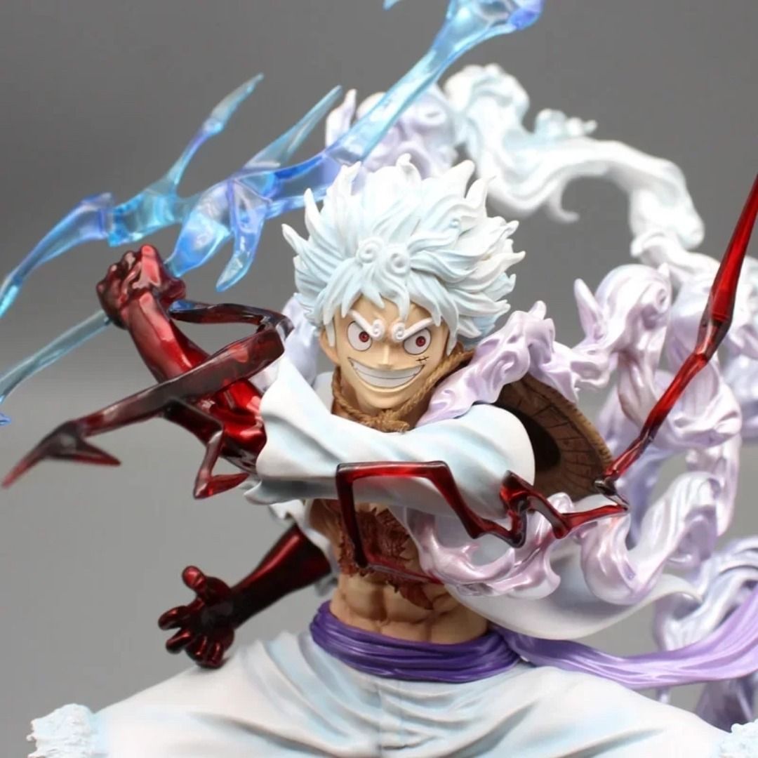 Anime One Piece Wink Luffy Sun God Niko Luffy Gear 5 Onigashima Action ...