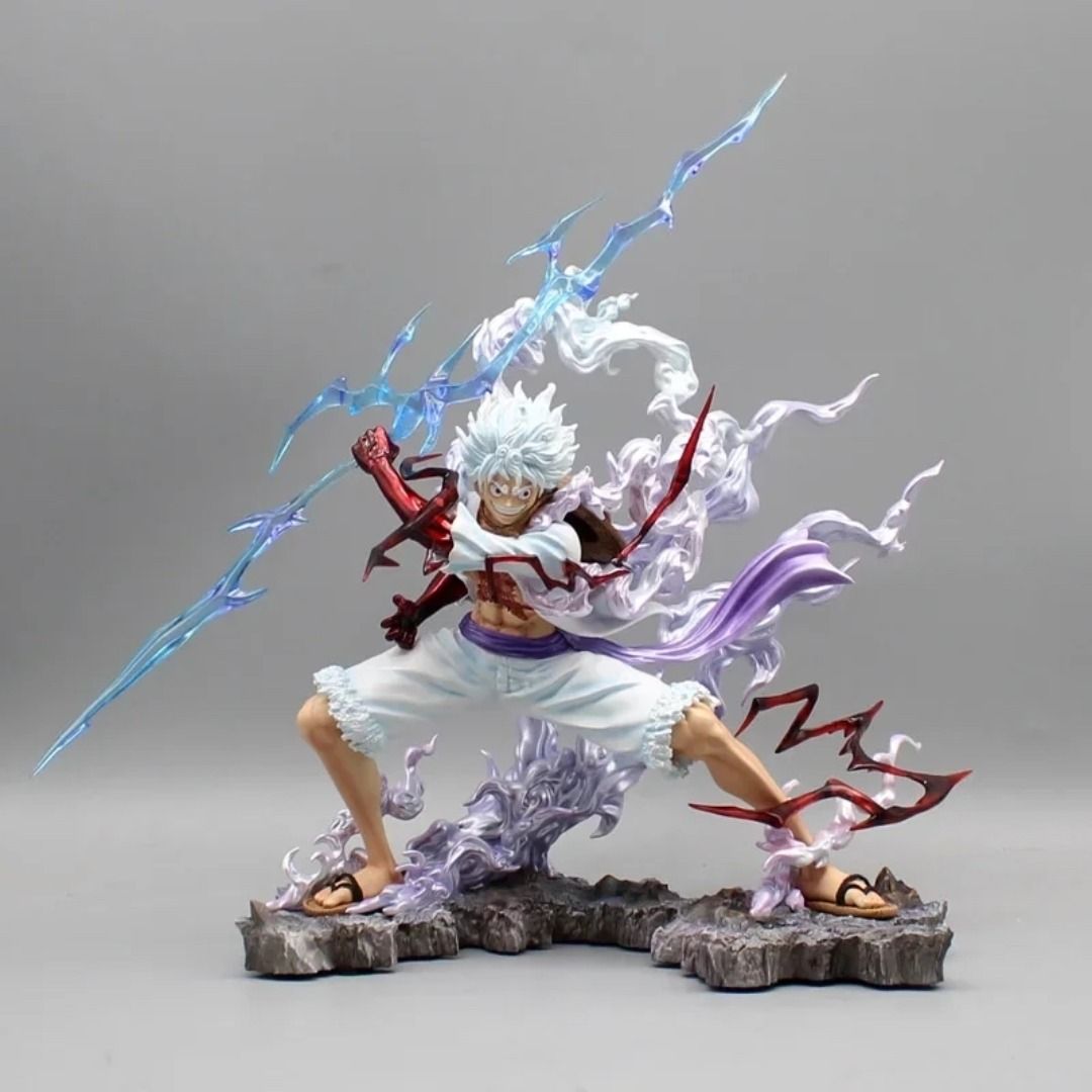 Anime One Piece Wink Luffy Sun God Niko Luffy Gear 5 Onigashima Action ...