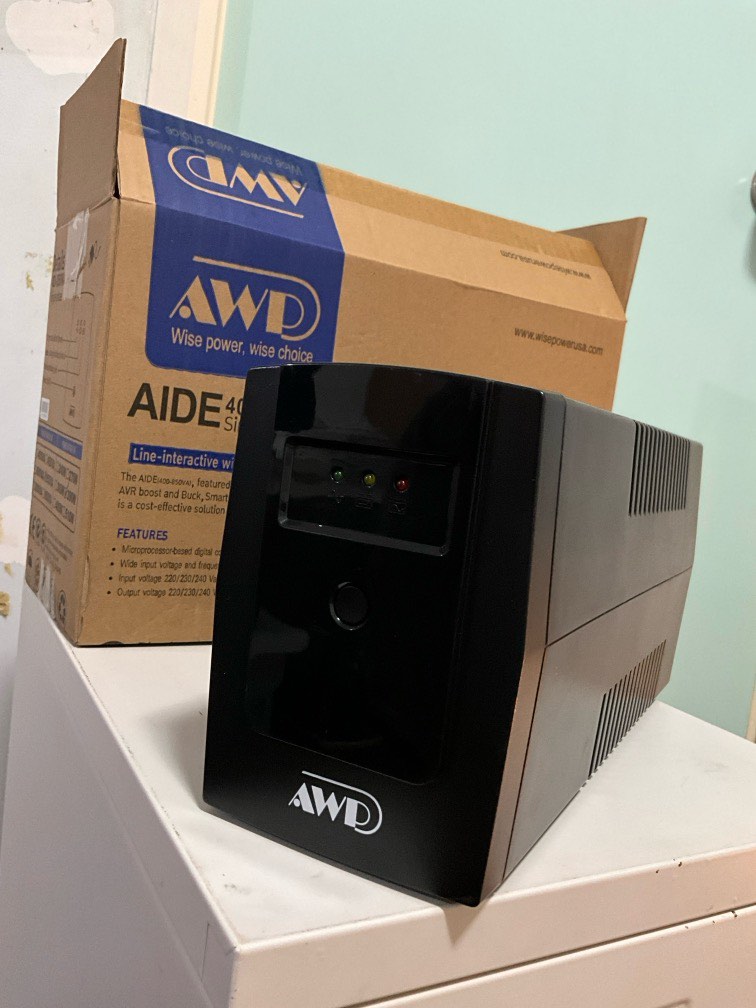 AWP Aide 400-850VA UPS, Computers & Tech, Parts & Accessories, Other Accessories on Carousell