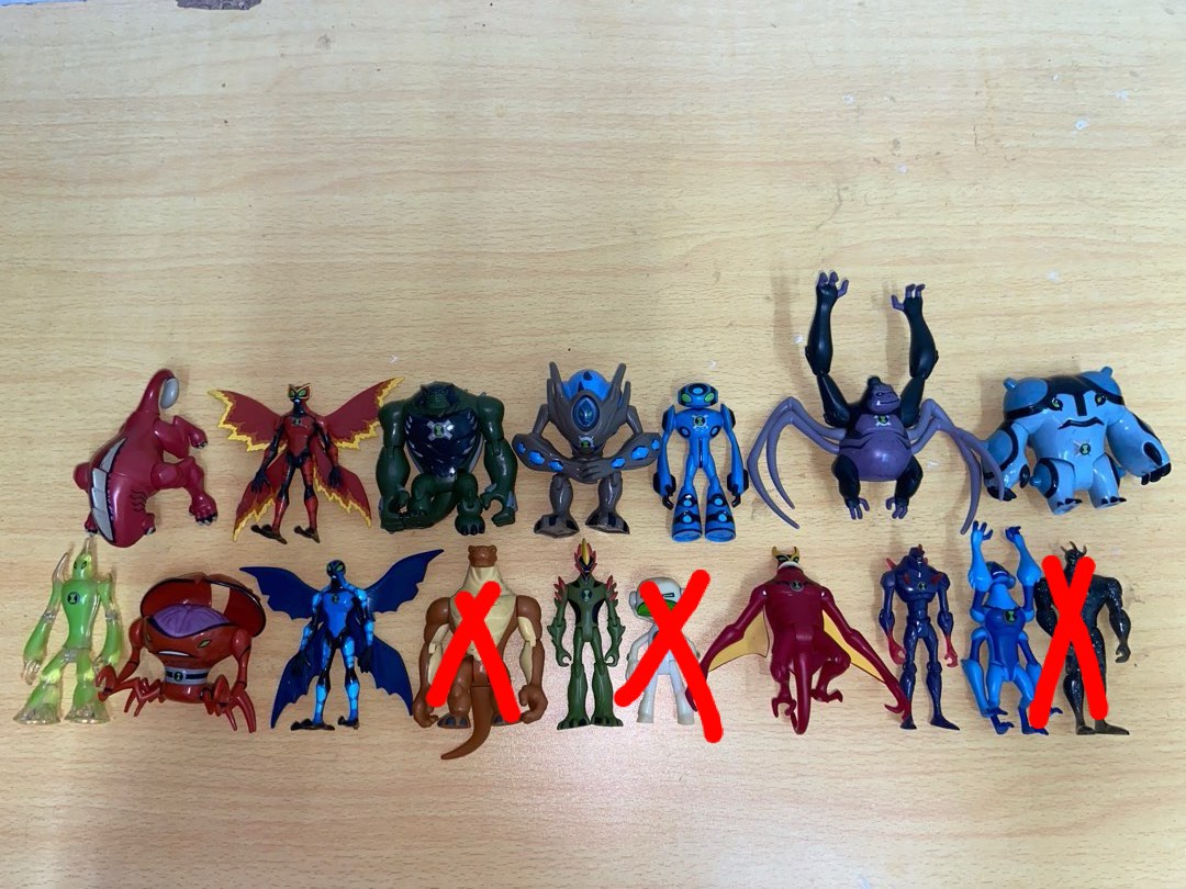 BEN 10 ALIEN FORCE ALIENS FIGURES READ DESCRIPTION, Hobbies & Toys ...