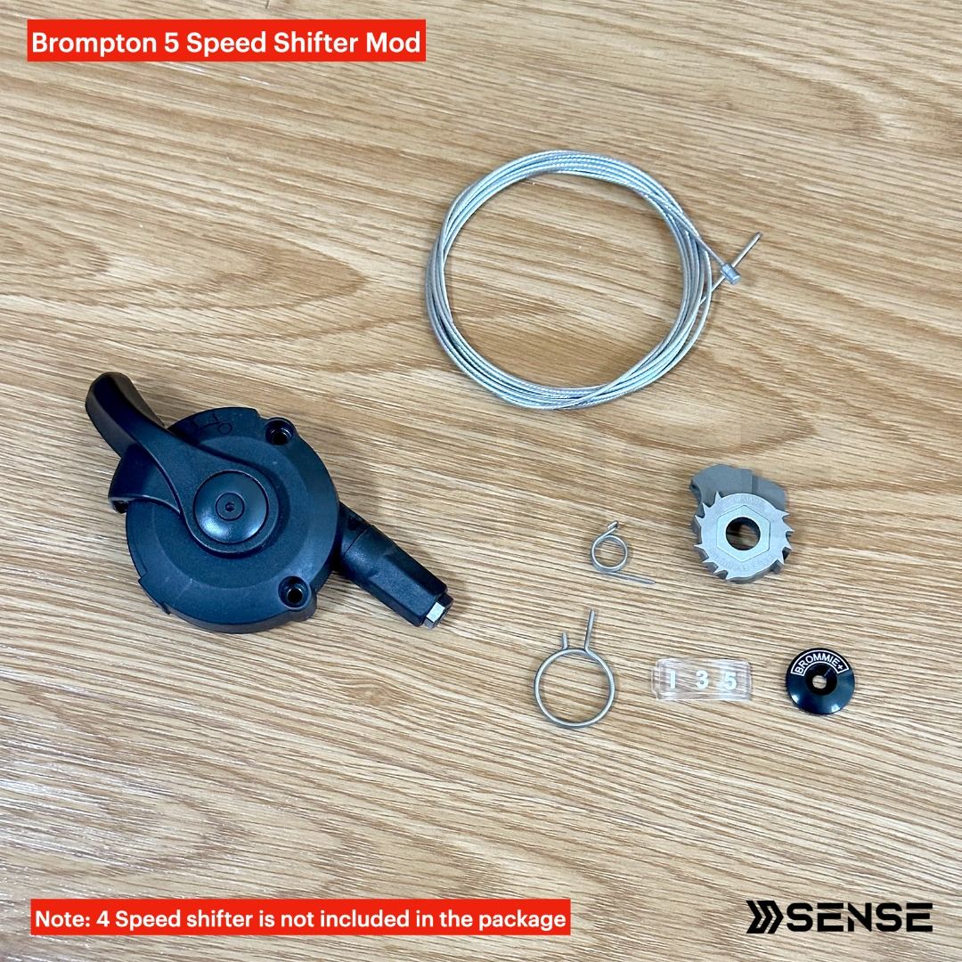 Brompton 5 Speed Shifter V2 Mod P T Line Conversion, Sports Equipment ...
