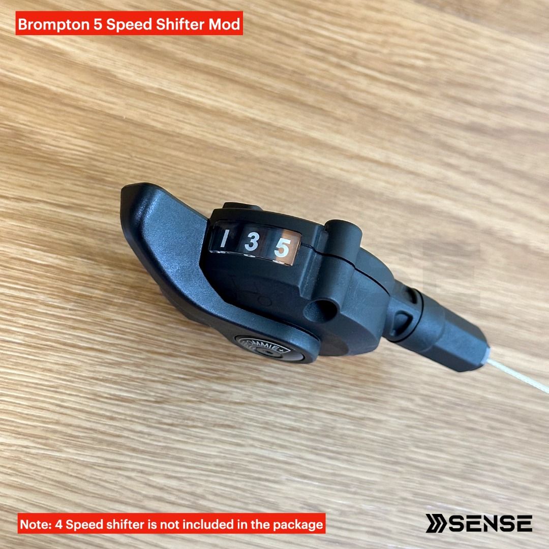 Brompton 5 Speed Shifter V2 Mod P T Line Conversion, Sports Equipment ...