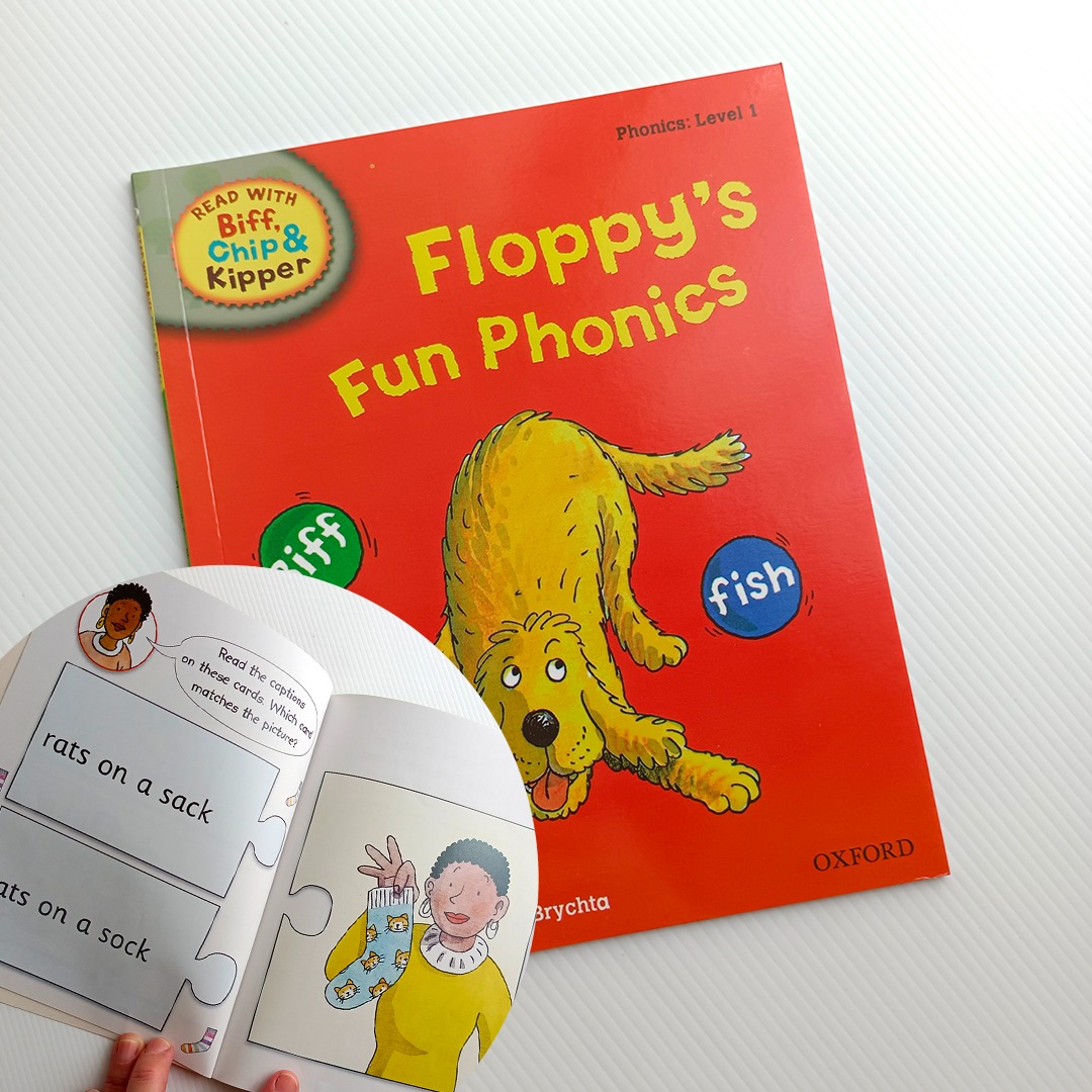 Buku Oxford Helping your child to read Level 1 Biff Chip & kipper - Floppy's Fun Phonics, Buku ...