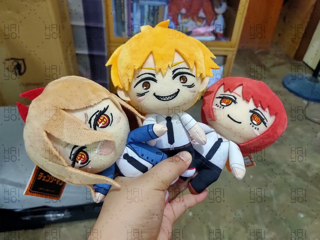 Chainsaw Man TAITO Plush Doll Mascot Vol.1 - Denji/Makima/Power COMPLETE SET, Hobbies & Toys ...