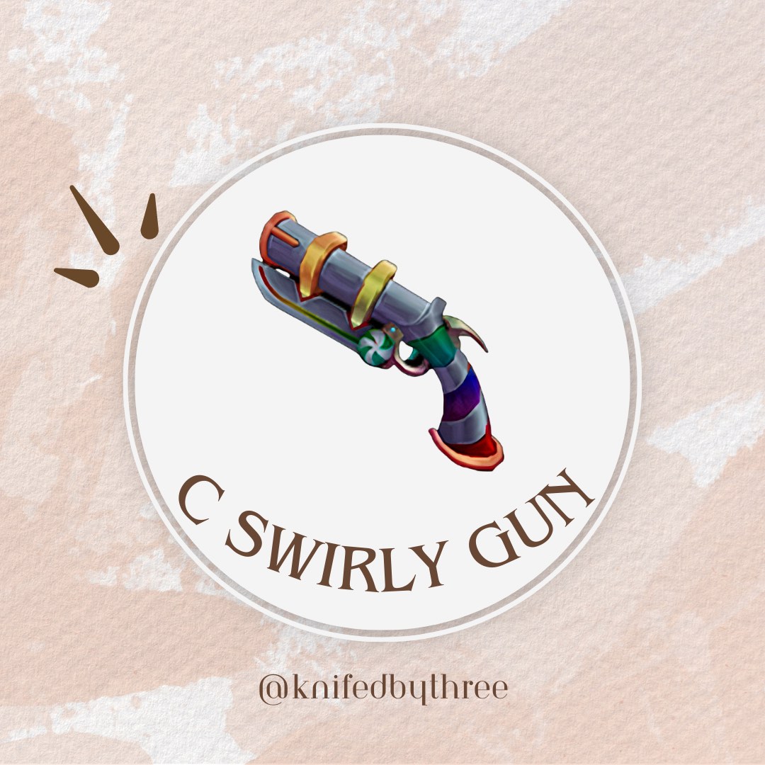 CHROMA SWIRLYGUN ROBLOX MM2, Video Gaming, Gaming Accessories, In-Game ...