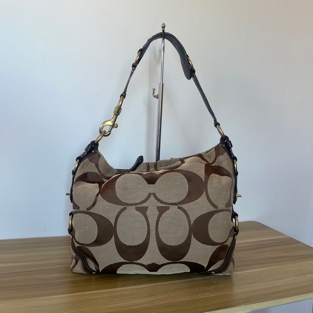 Coach Carly Signature Bag, Luxury, Bags & Wallets on Carousell