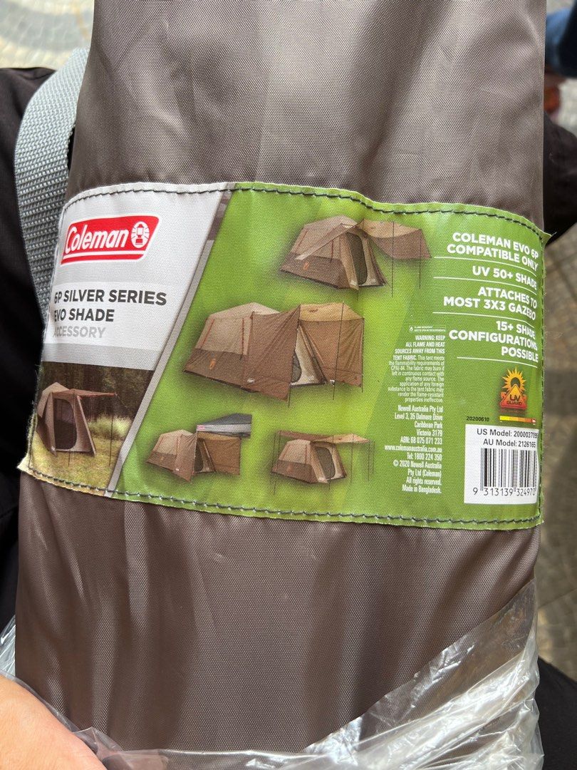 Coleman evo shade for silver series, Sports Equipment, Hiking & Camping ...