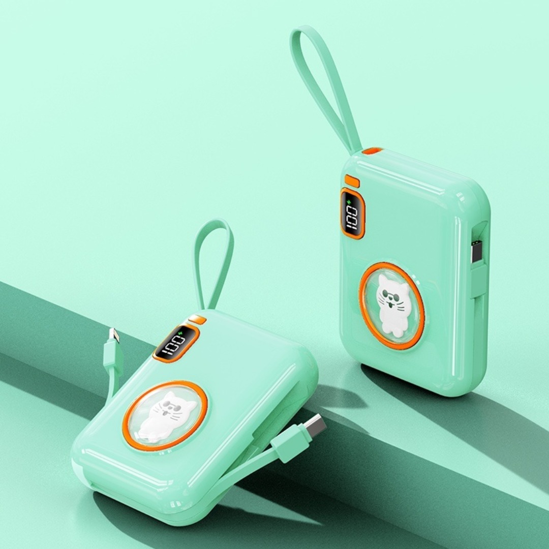Cute Cartoon Comes Charging Power Bank 20000mAh with Detachable Data ...