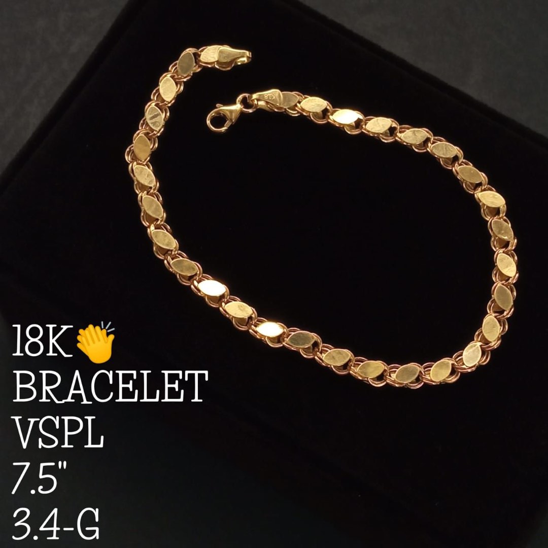 Damascus Chain Bracelet, Women's Fashion, Jewelry & Organizers ...