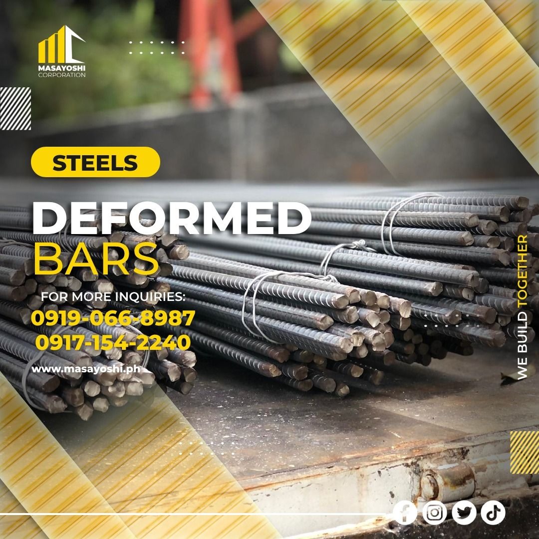 Deformed Bar 8mm x 6m | Reinforcement Bar | Steel Bars | Rebar | RSB ...