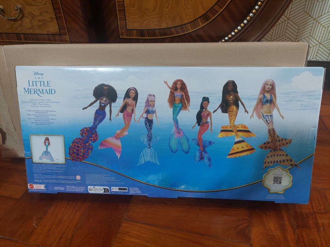 Disney the little mermaid ultimate ariel sisters 7-pack, Hobbies & Toys ...