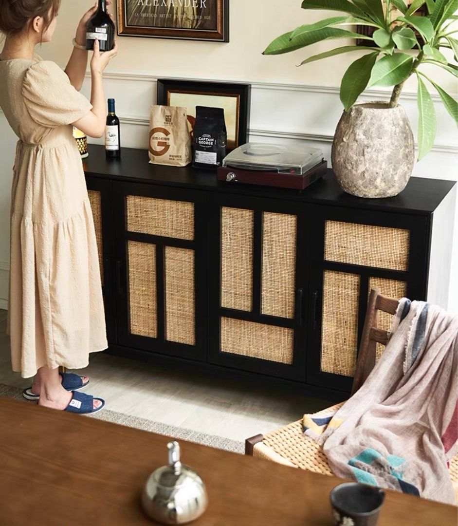 DOJE Mid-Century Sideboard, Furniture & Home Living, Furniture, Shelves ...