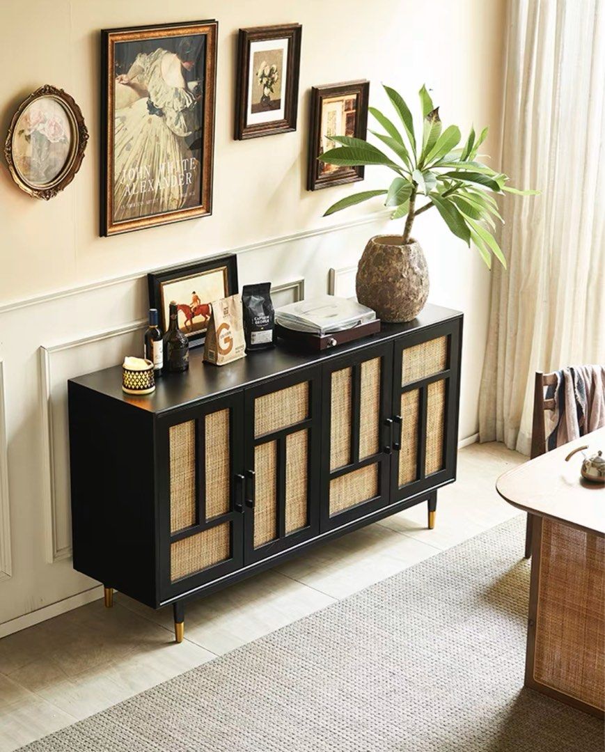 DOJE Mid-Century Sideboard, Furniture & Home Living, Furniture, Shelves ...