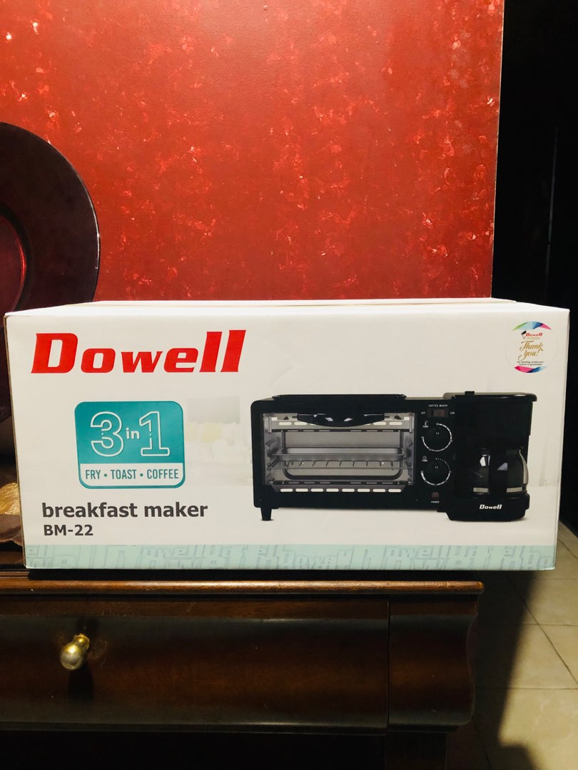 Dowell Breakfast Maker BM-22 3 in 1, TV & Home Appliances, Kitchen ...