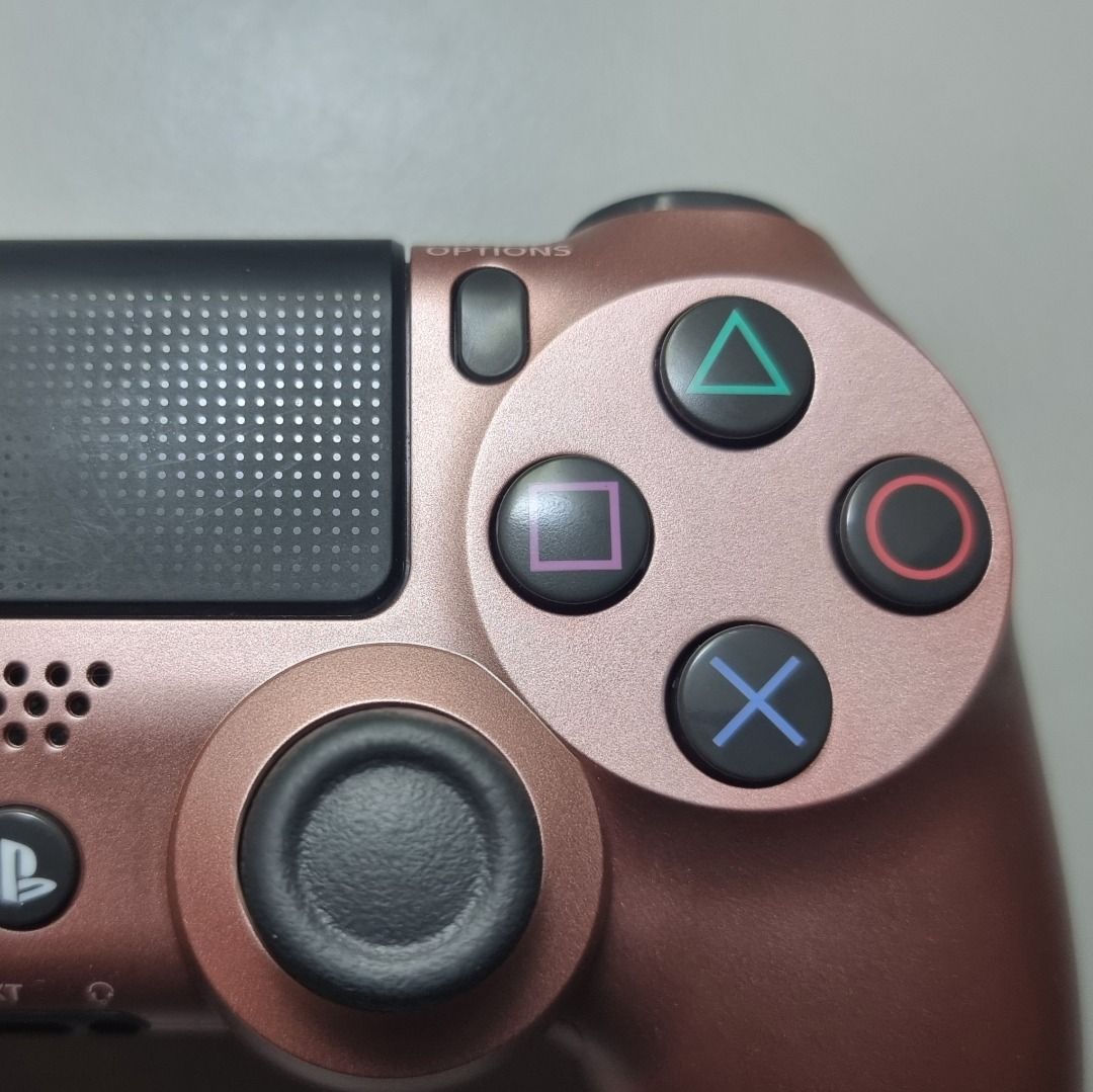 DualShock 4 (Rose Gold, v2) Original, Video Gaming, Gaming Accessories ...