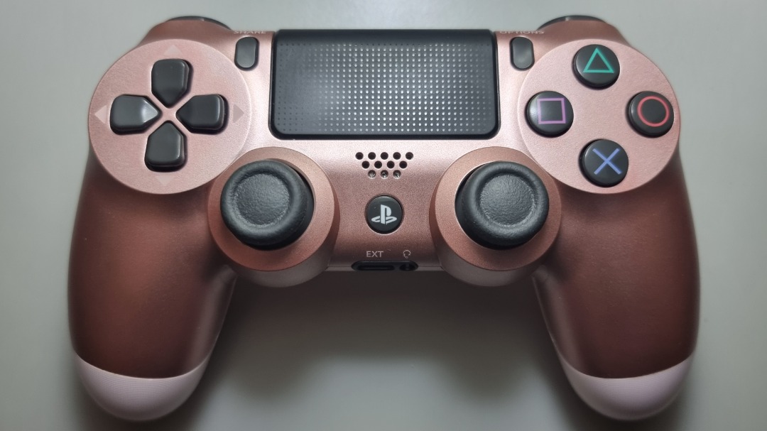 DualShock 4 (Rose Gold, v2) Original, Video Gaming, Gaming Accessories ...