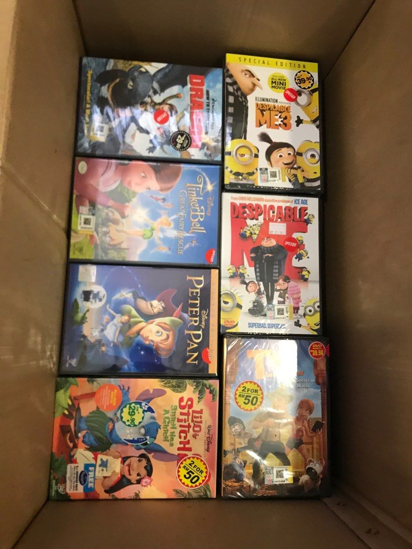 DVDs Cartoon, Hobbies & Toys, Music & Media, CDs & DVDs on Carousell